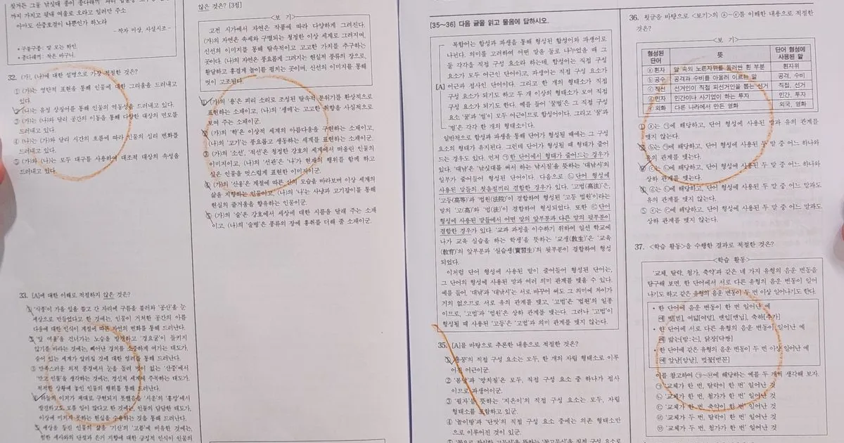 2023년 고3 9월 모의고사 우주 국어 최태성 강사 숨고 숨은고수