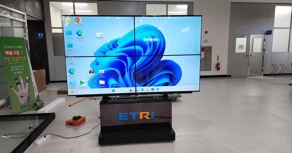 ETRI 100인치 멀티비전 설치건 / DNL(디엔엘) - 숨고, 숨은고수
