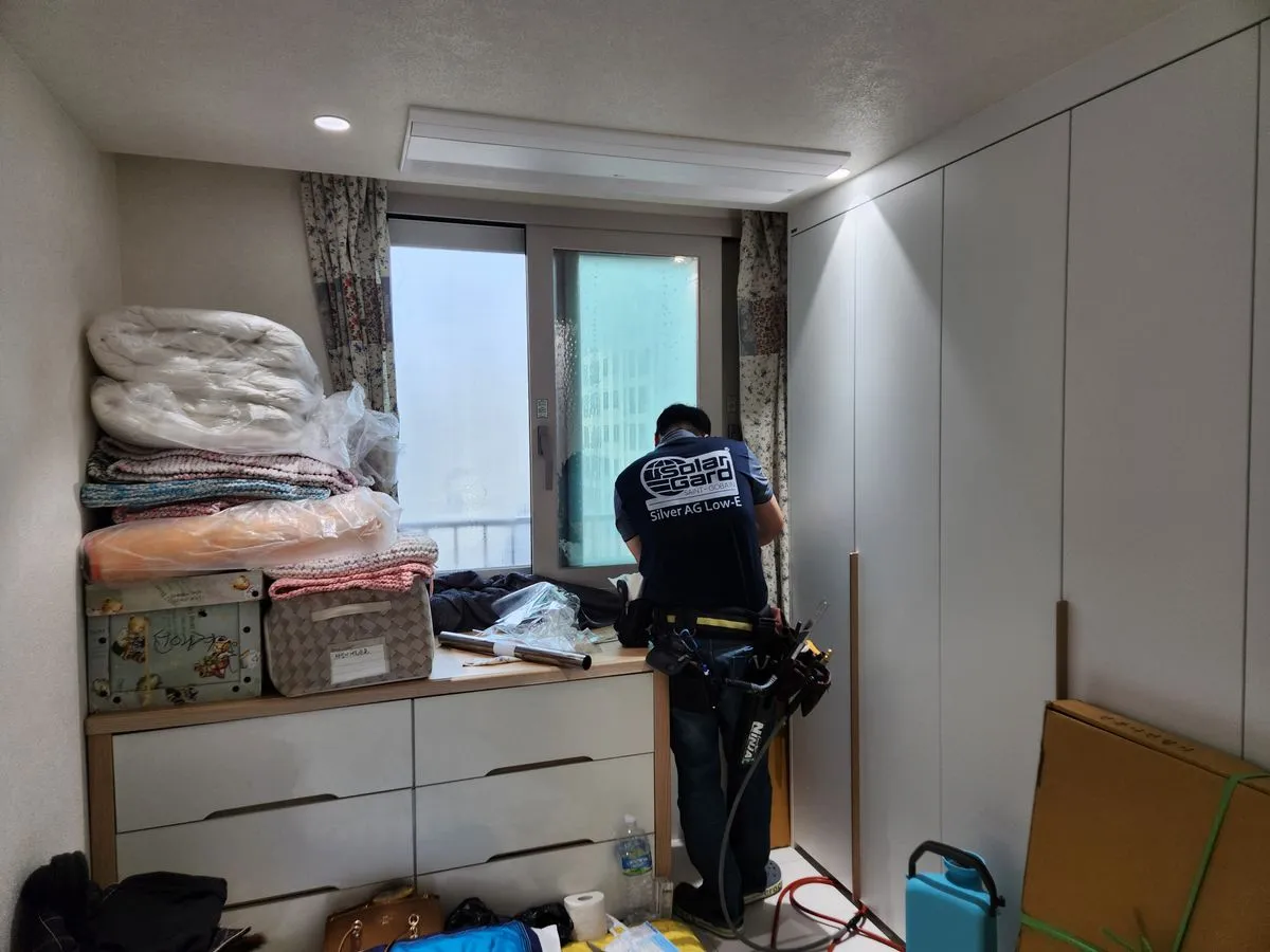 인천 용현자이크레스트아파트 단열필름 시공 프리미엄 단열열차단 필름 디엔지에너지솔루션 숨고 숨은고수