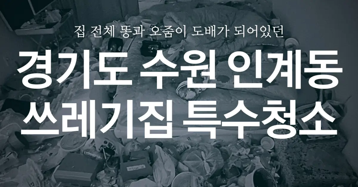 쓰레기집 특수청소 열정의 청년들｜꺠끗하게｜정직하게｜친절하게 숨고 숨은고수