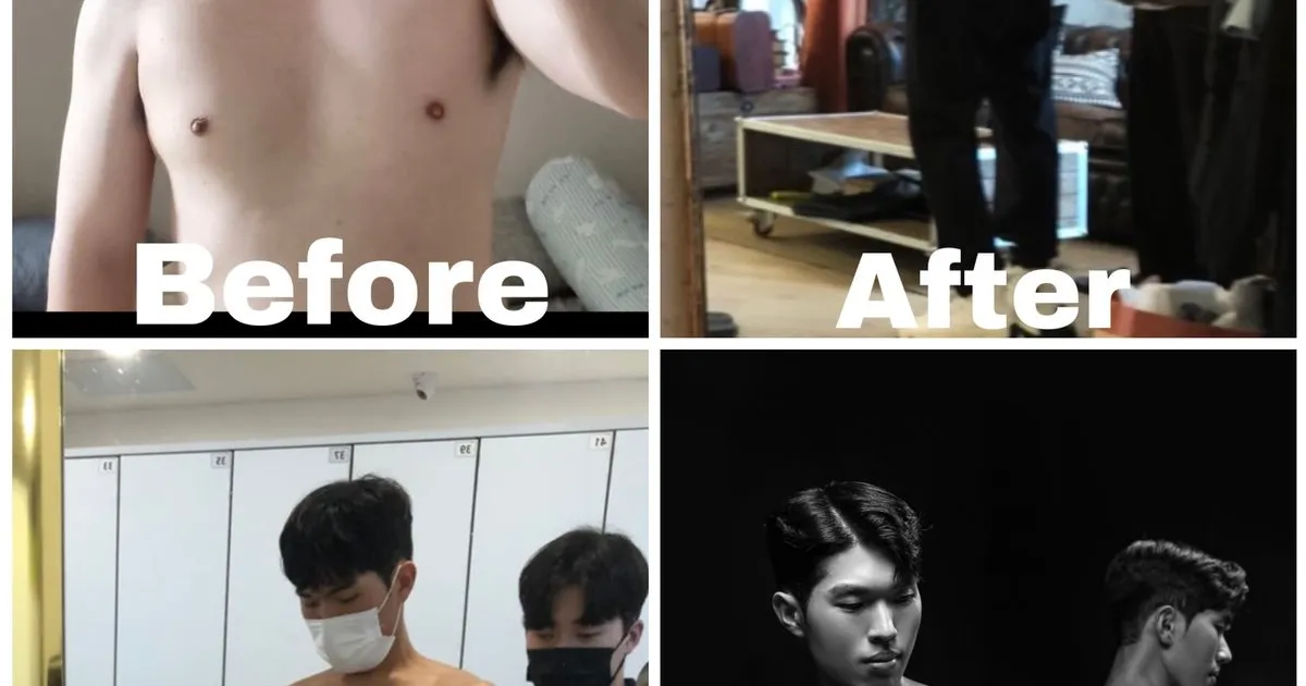 회원님 변화 및 바디프로필 최명근 숨고 숨은고수