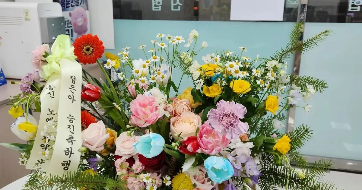 축하꽃바구니ㅡ프로포즈ㆍ상견례 칸플라워아미린카페꽃집 숨고 숨은고수