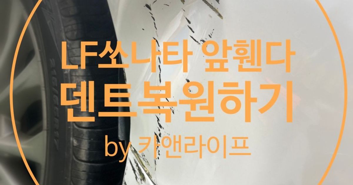 쏘나타 앞 휀다 덴트 복원 글라스틴트and애니가드 보이트 화성 향남점 숨고 숨은고수