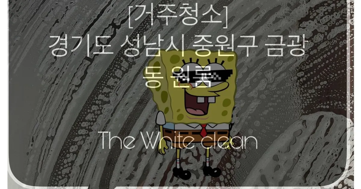 경기도 성남시 중원구 금광동 빌라 거주청소 더 화이트 The White 숨고 숨은고수