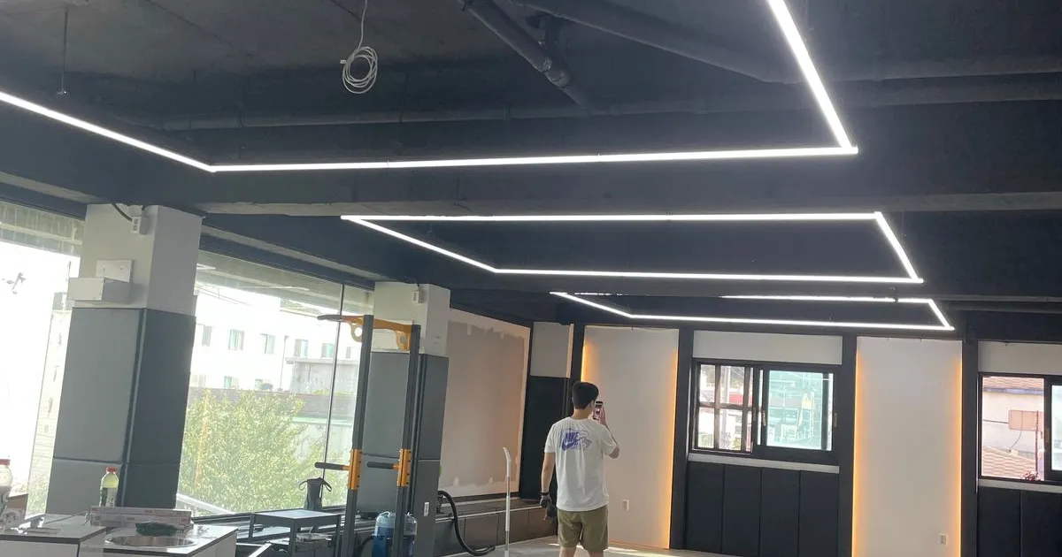 태권도장 배관 라인등 스위치 컨센트 작업 한재근 숨고 숨은고수