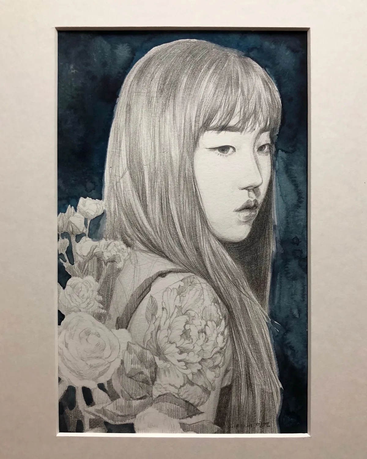 인물 드로잉수채 채색 김민경 숨고 숨은고수