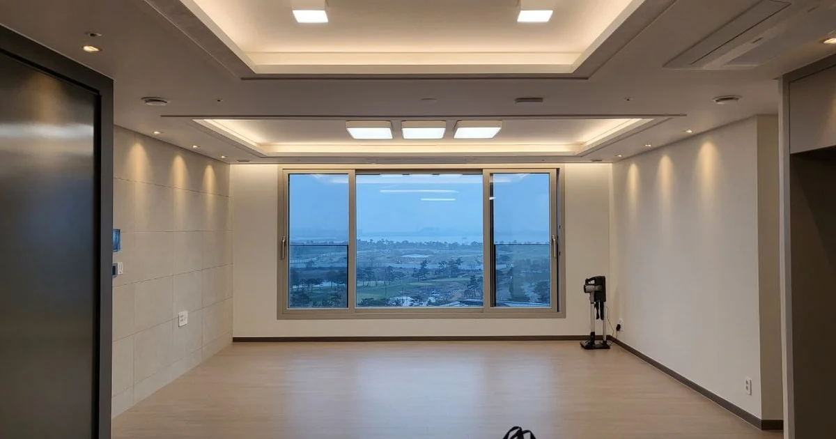 우물 조명 시공 사례 무드온벽걸이tvled간접조명콘센트증설실링팬 숨고 숨은고수
