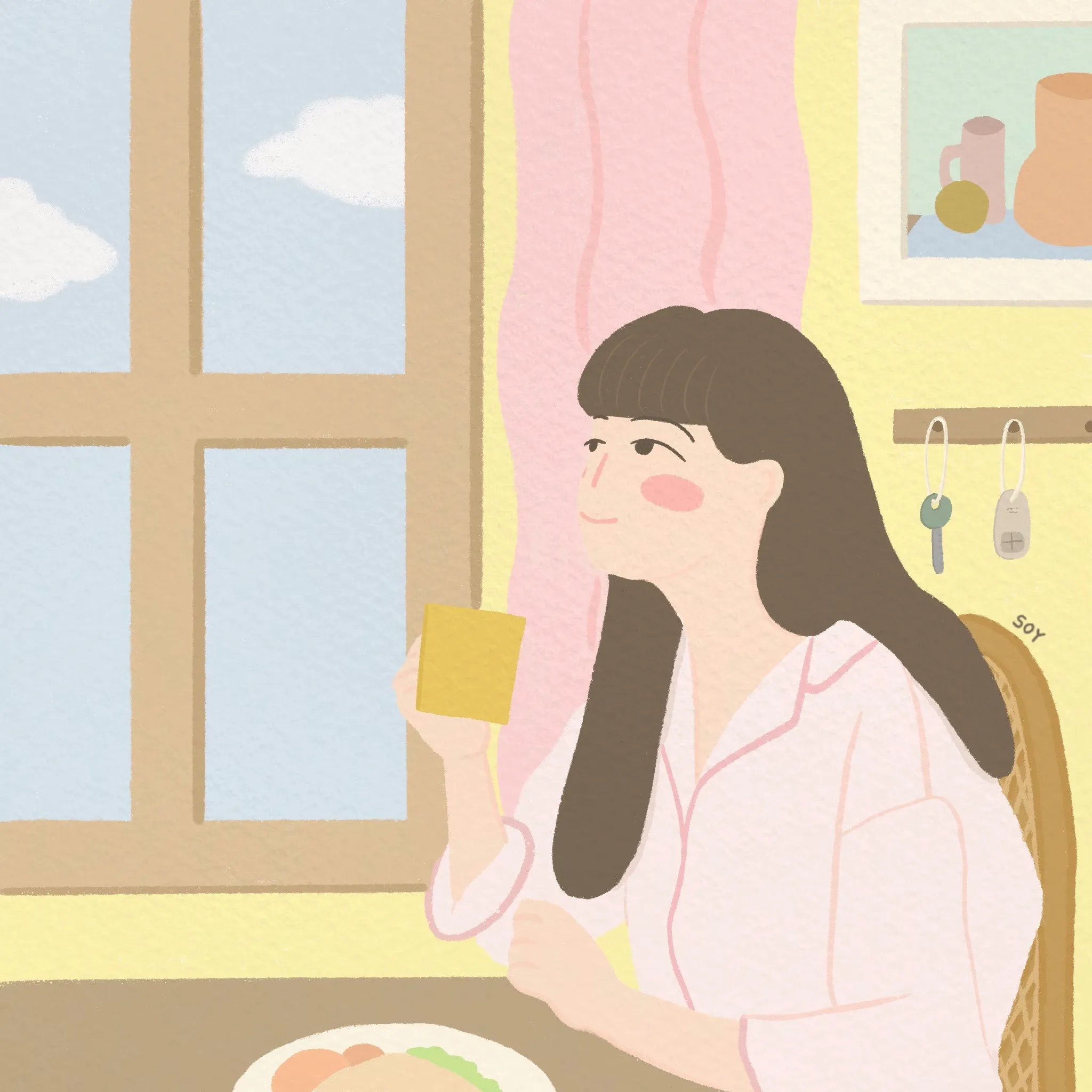 일상에 위로가 되는 따뜻한 그림을 그립니다 일러스트레이터 소이 숨고 숨은고수