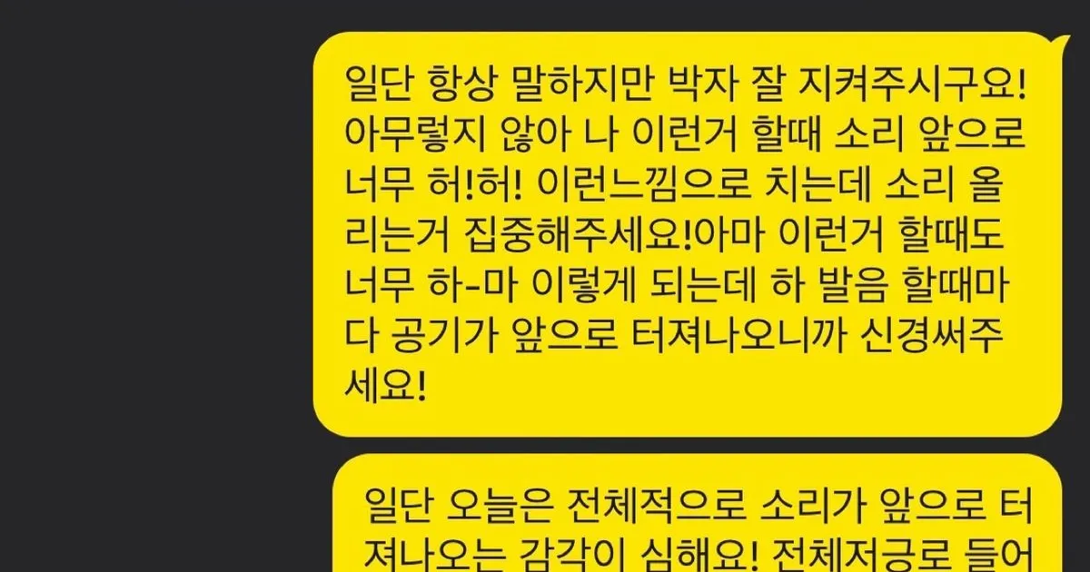 보컬레슨 피드백 김채원 숨고 숨은고수