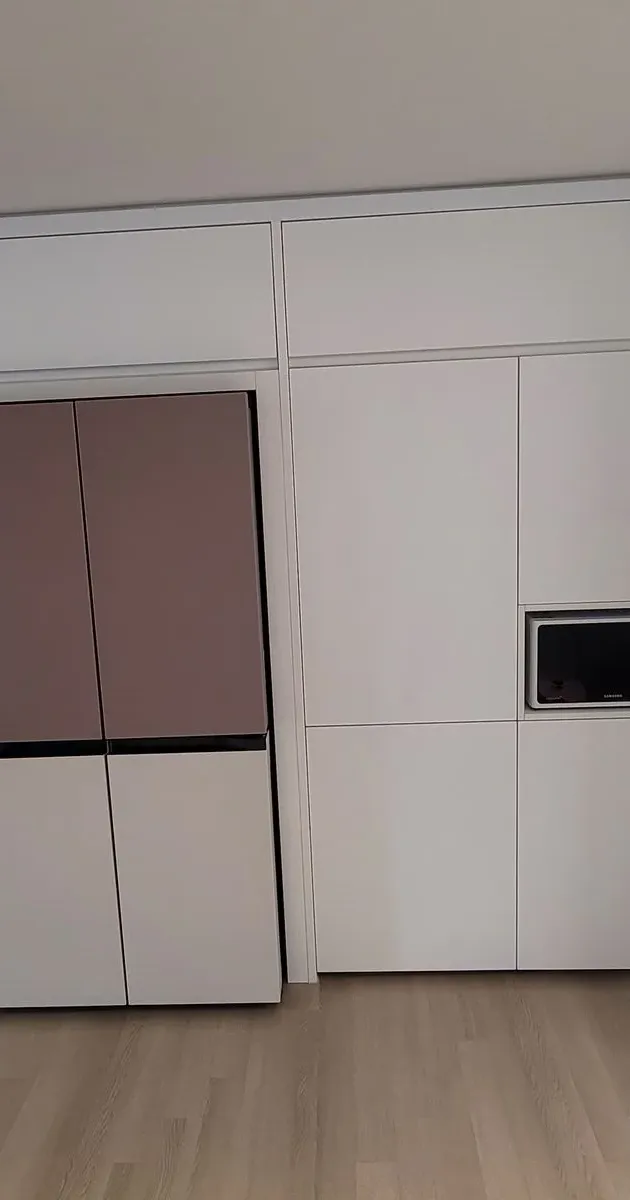 4도어뚱냉냉장고장 테두리마감도어교체틈새장제작 웰메이드가구 숨고 숨은고수