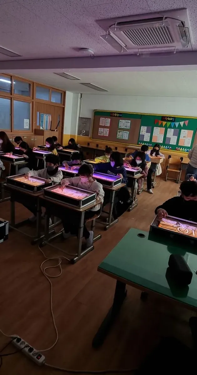 샌드아트체험수업 지남규샌드아트스토리 숨고 숨은고수