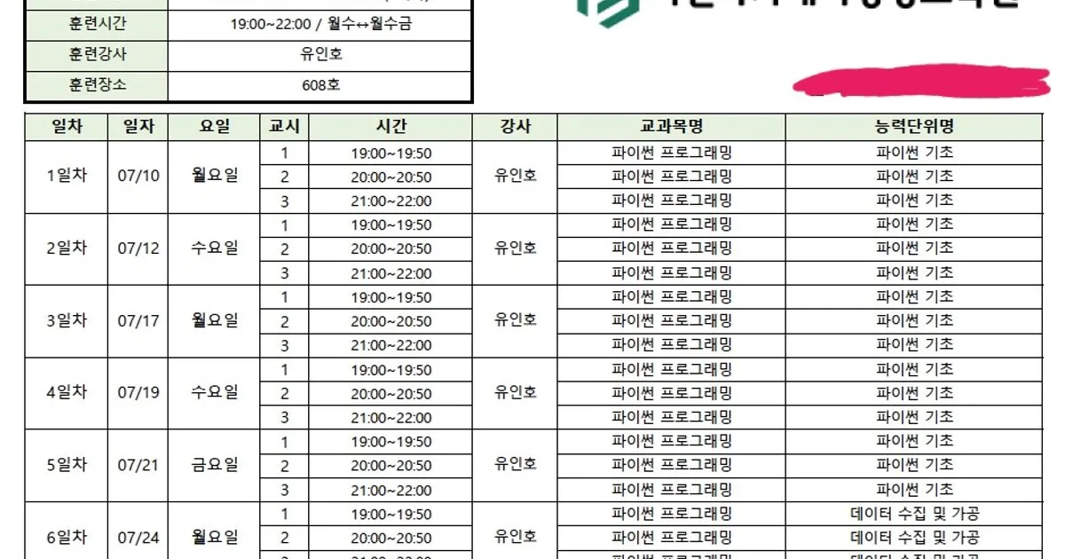 빅데이터 분석 강의it학원 데이터분석 및 파이썬 강의합니다 숨고 숨은고수
