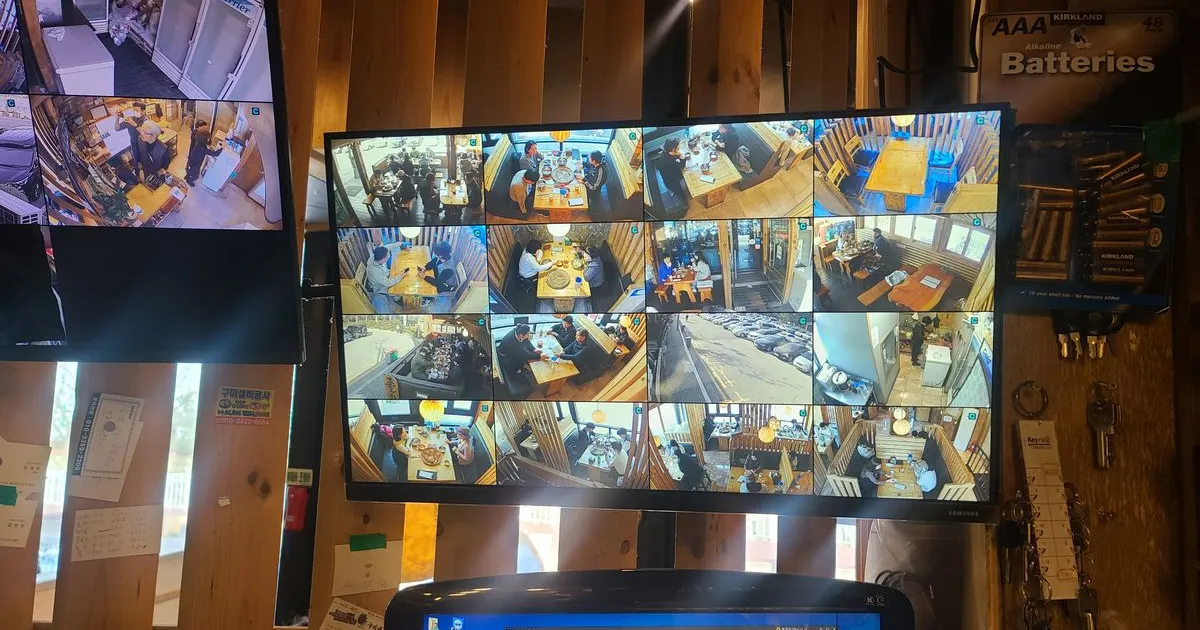 구미 금오산 풀하우스 식당 Cctv모니터교체 임종수 숨고 숨은고수