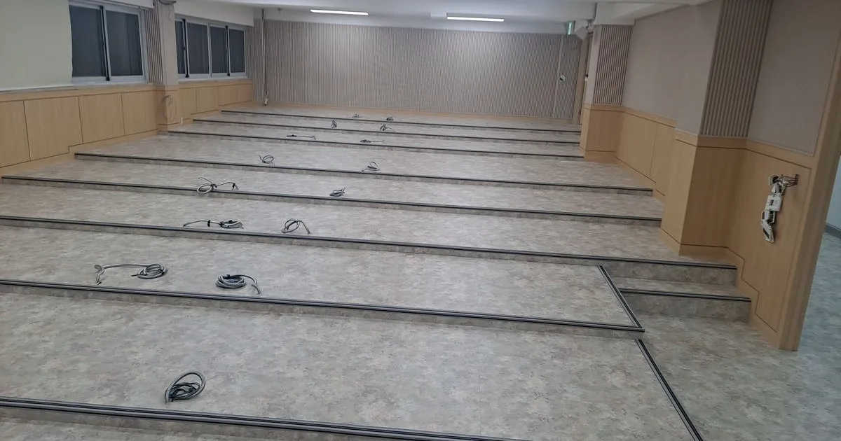 상문고등학교 데코타일 시공 이젤디자인 인테리어 숨고 숨은고수