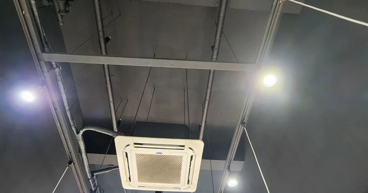남동구 천장형 이전설치 2대 배관 18m15m 제이워크시스템 숨고 숨은고수