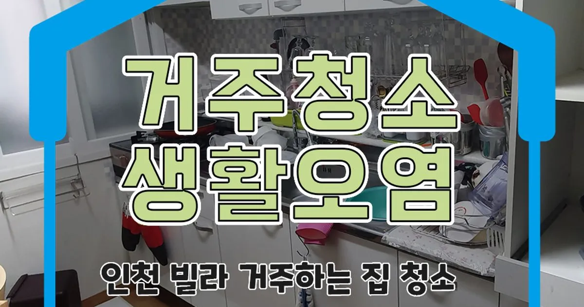 거주청소 생활오염 인천 서구 빌라청소 서진수 숨고 숨은고수