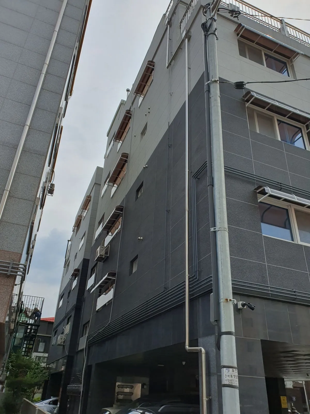 인천 간석동 신축 빌라 렉산 차양 시공 삼원공사 샷시 숨고 숨은고수