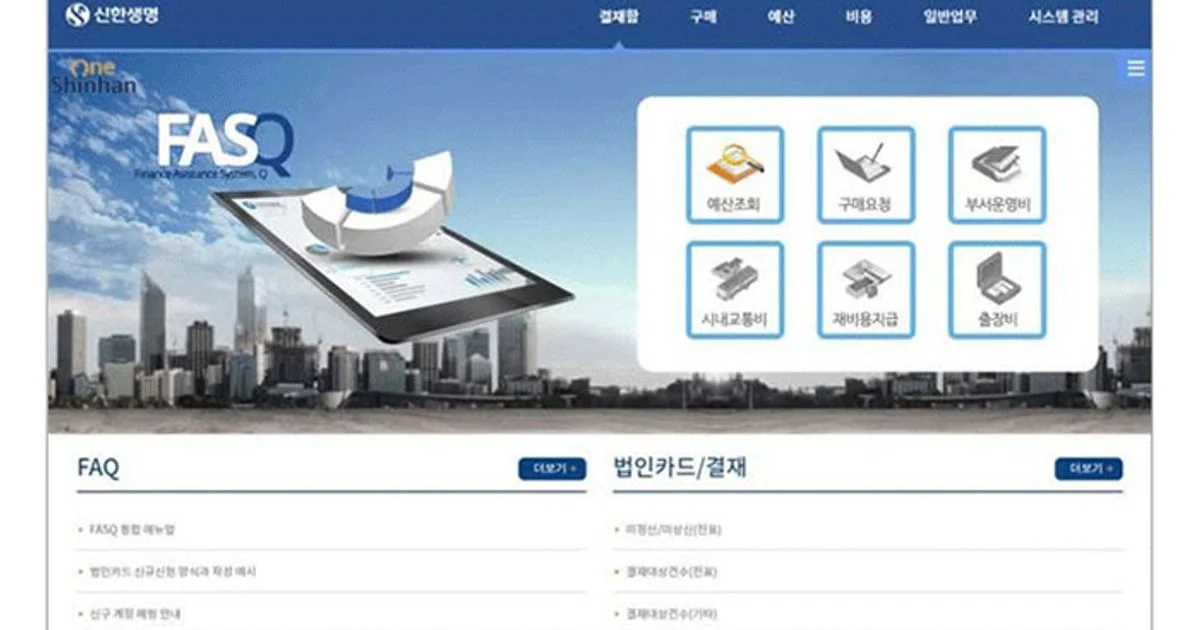 신한 라이프 Fasq 시스템 Sap 구진호 숨고 숨은고수