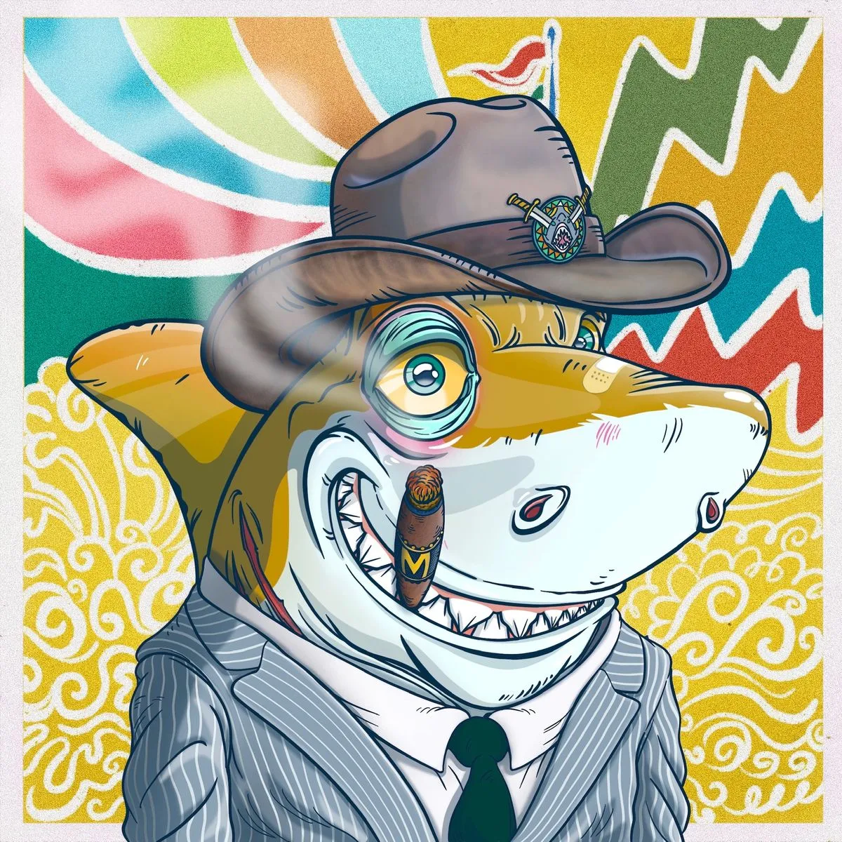 MOBY SHARKZ NFT / 김남영(파리파스텔) - 숨고, 숨은고수