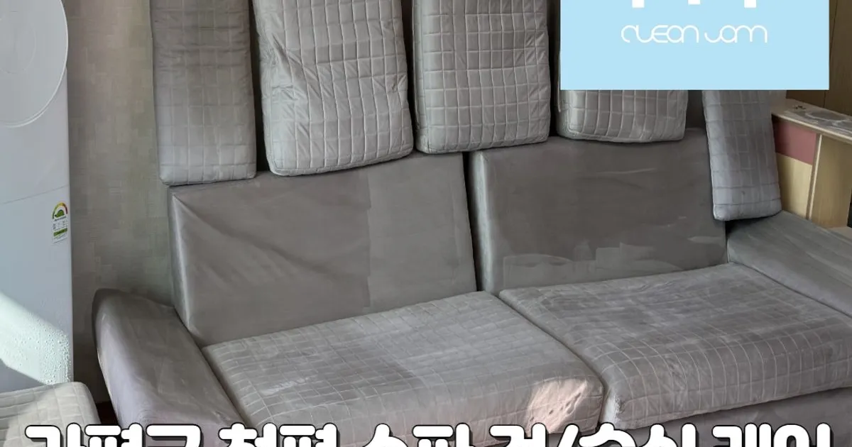 4인용소파 건습식케어 클린잼 숨고 숨은고수