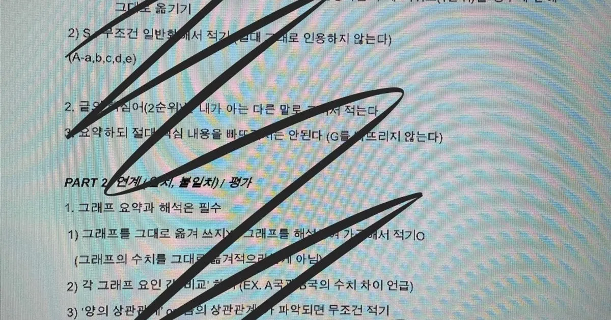 직접 제작한 논술 개념자료 전세은 숨고 숨은고수