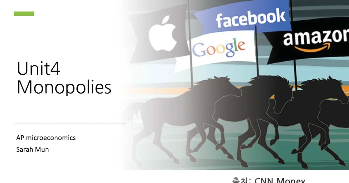 AP micro economics Unit 4 / Sarah Mun - 숨고, 숨은고수