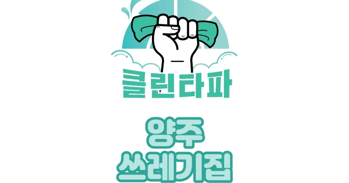 양주 쓰레기집 클린타파 숨고 숨은고수