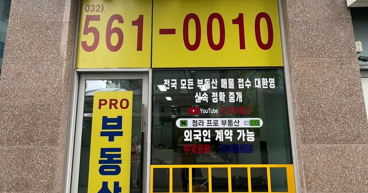 부동산 간판 창 실사 디자인 노인경 숨고 숨은고수