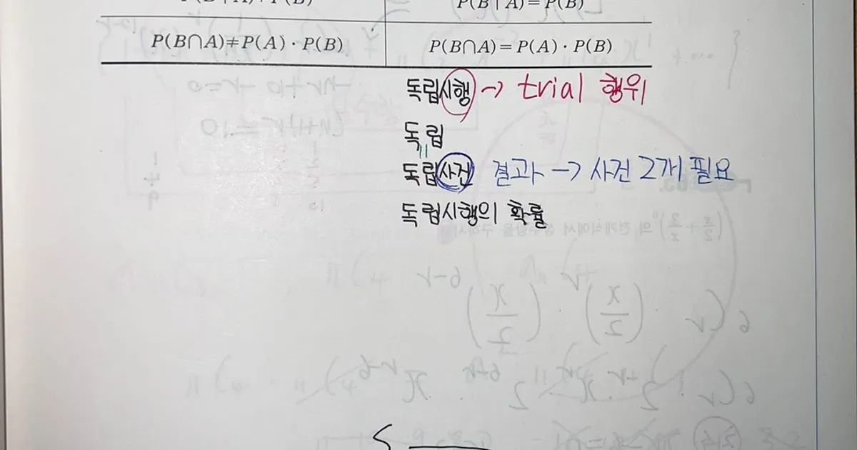 고등수학확률과 통계 강윤호 숨고 숨은고수