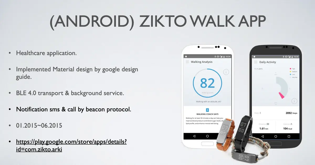 (ANDROID) ZIKTO WALK APP / 모두의기술 - 숨고, 숨은고수
