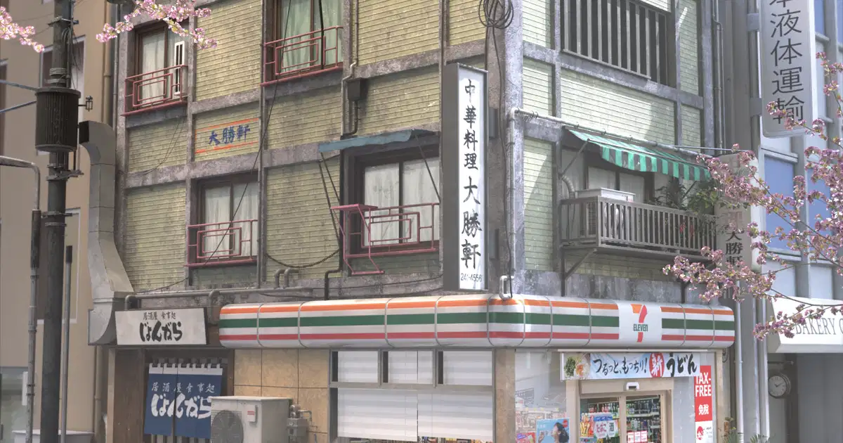일본 골목 풍경 3d 포트폴리오 민정아트 팩토리mjartfactory 숨고 숨은고수