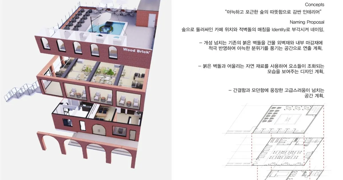 원주 카페 제안서 프로젝트 캐드짱 숨고 숨은고수