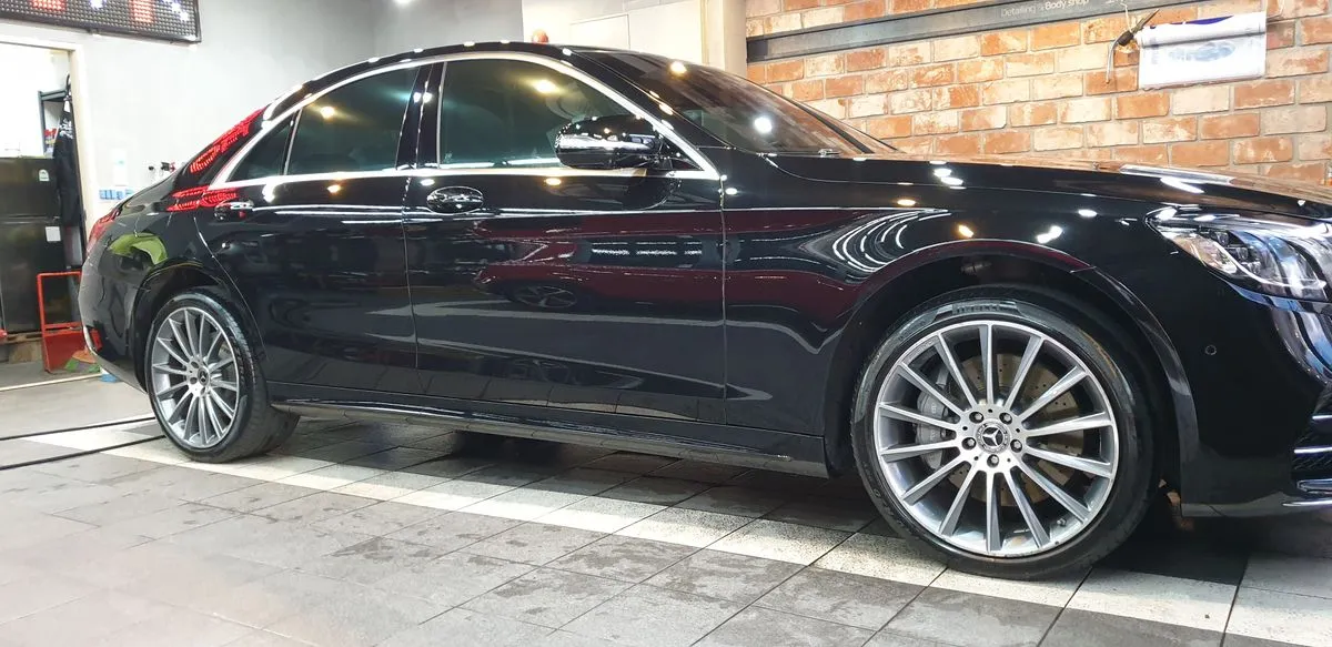 벤츠 S350d 프론트범퍼 판금도색 자차 보험수리 김민철 숨고 숨은고수