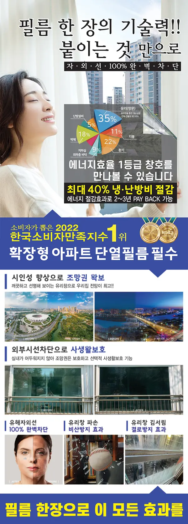 신동탄아파트 입주전 이루미단열필름 시공사례 이루미코리아 단열필름 숨고 숨은고수