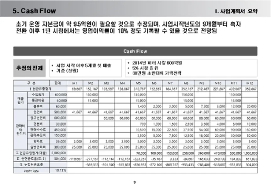 사업계획서 예시 이성일 숨고 숨은고수