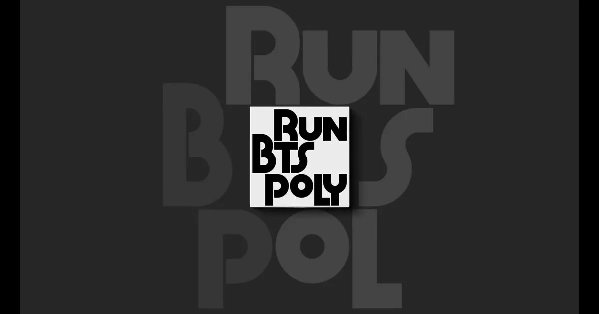 RUN BTS POLY HIGHLIGHT PACKAGE / 더빙주술사 - 숨고, 숨은고수