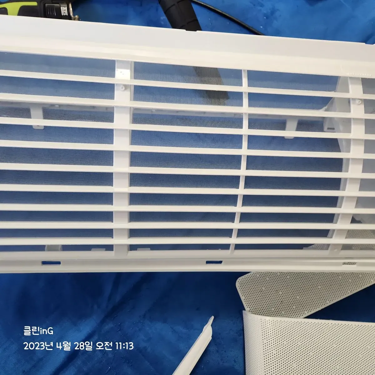 삼성 트라이앵글 벽걸이 에어컨 분해청소 작업 박기홍 숨고 숨은고수