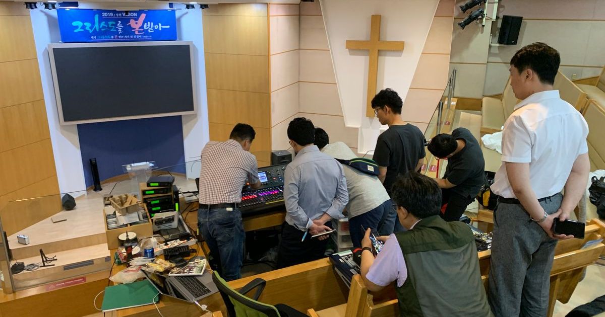 교회 디지털콘솔 음향튜닝 및 교육 공간음향 강승빈 대리 숨고 숨은고수