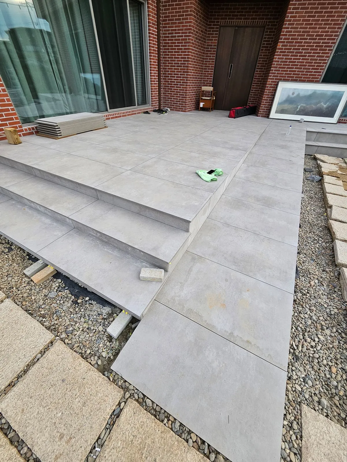 페데스탈 석재데크 타일시공전문 위타일 숨고 숨은고수