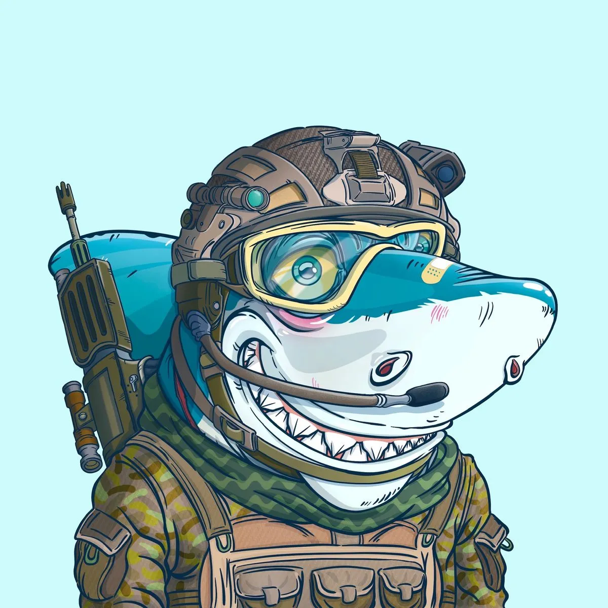 MOBY SHARKZ NFT / 김남영(파리파스텔) - 숨고, 숨은고수