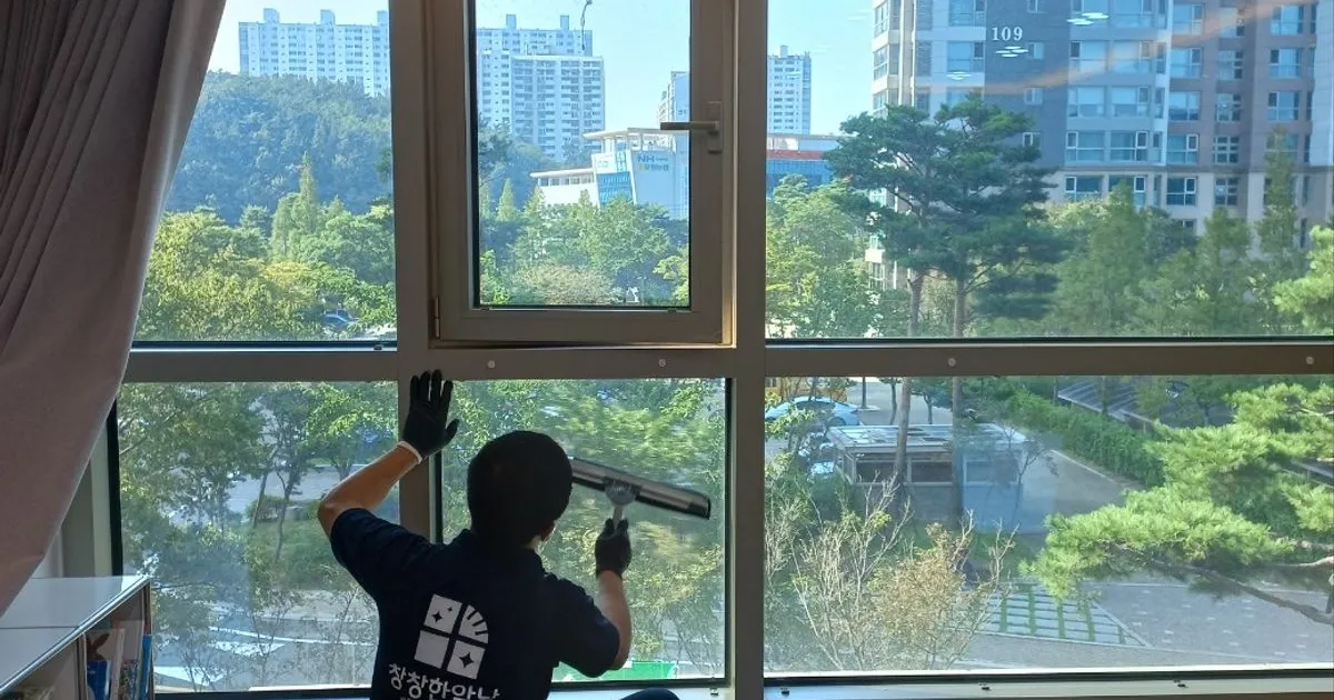 포항 두산위브 유리창을 닦다 창창한앞날 입주이사 청소 And 유리창 청소 전문 숨고 숨은고수