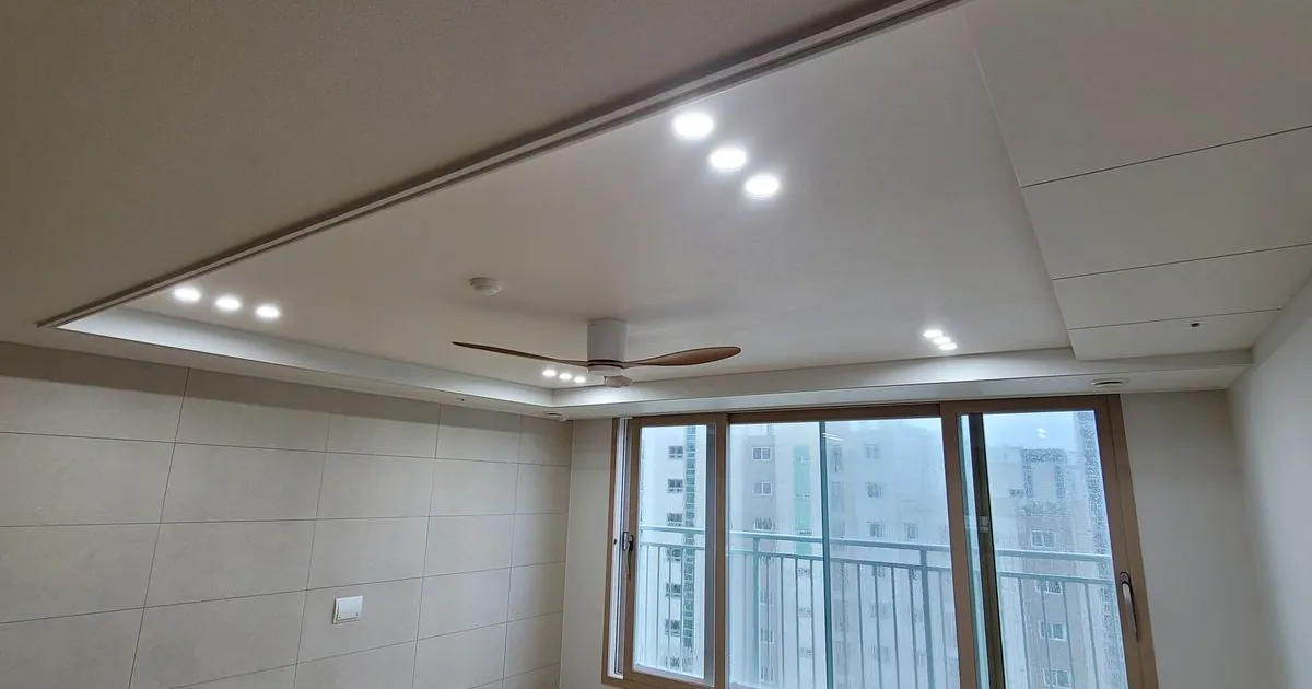 실링팬매립등 조명led교체 아파트인테리어새뜸4단지 천성종합인테리어 숨고 숨은고수