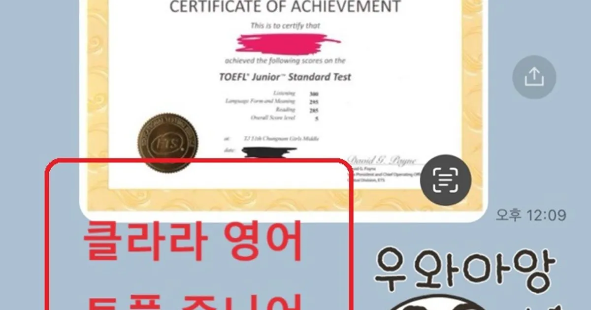 토플 쥬니어 클라라 영어 숨고 숨은고수