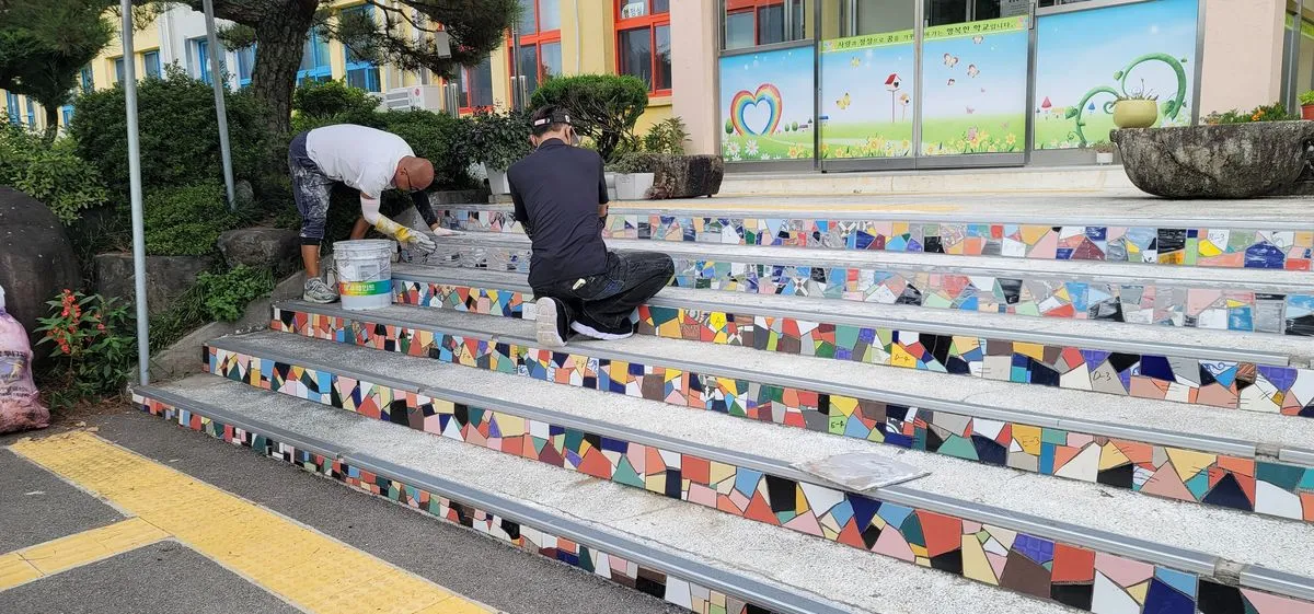 순창군 적성면 적성초등학교 일대 농촌재생 미화사업 배일섭 숨고 숨은고수