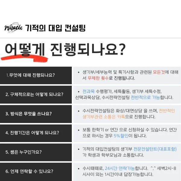 기적의 생기부 컨설팅 기적의 대입 수시생기부 컨설팅전문 숨고 숨은고수