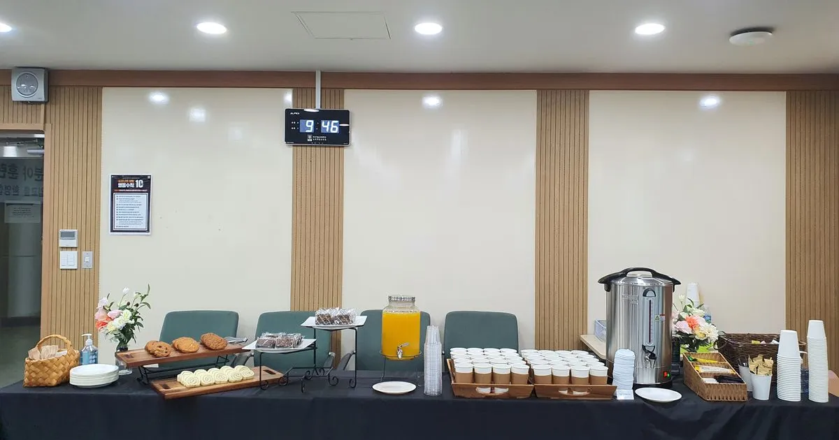 K 디지털 관련 다과and음료케이터링 Cindy Hwang 숨고 숨은고수