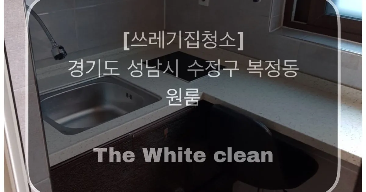 더화이트 경기도 성남시 수정구 복정동 쓰레기집청소 더 화이트 The White 숨고 숨은고수
