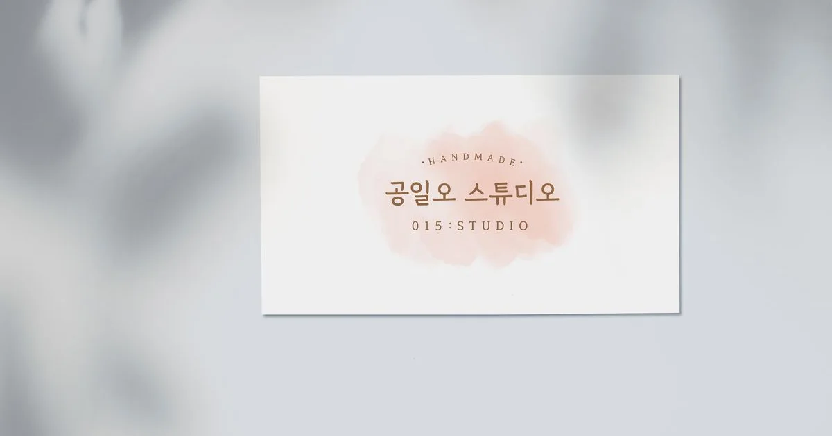 015스튜디오 로고디자인 최지윤 숨고 숨은고수