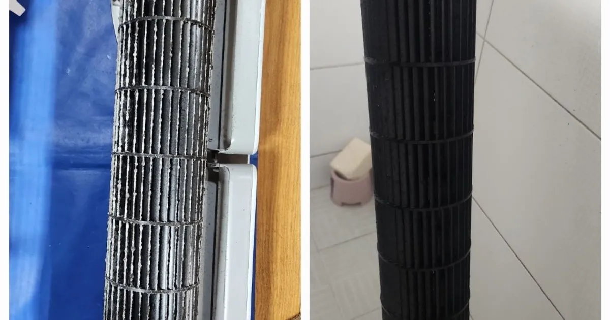 엄마댁 삼성 스탠딩 에어컨 청소 너무 꼼꼼하게 잘해주셨습니다~~ 다 분리해서 청소해서 말려서 완성해주셔서 엄마가 너무