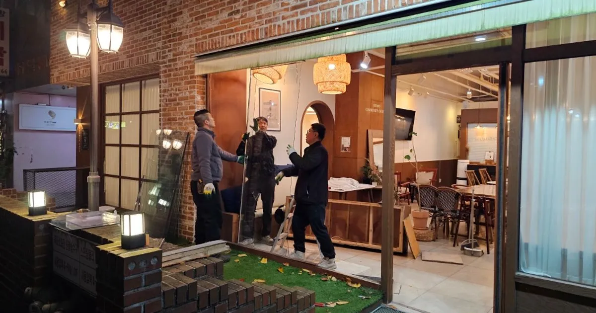 정확하고 빠르게 작업해주셨습니다 매장 마감후 작업을 해야해서 저녁 늦게 오셨는데 감사합니다~ 숨고 숨은고수